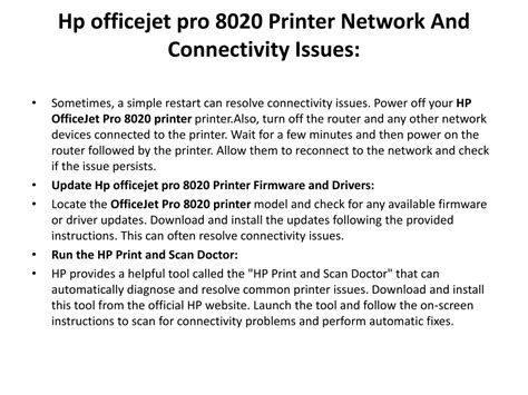 Ppt Officejet Printer Wireless Connectivity Issues Powerpoint Presentation Id 12174201