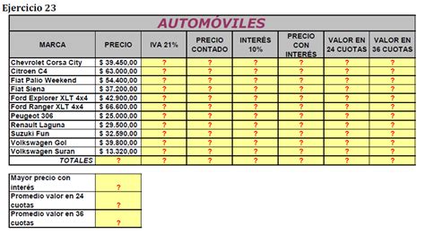 Asistencia En Organizaci N De Archivos Ejercicios En Excel