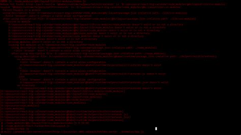 Unable To Run Build Locally Using Npm Run Examples Issue Jquense React Big Calendar