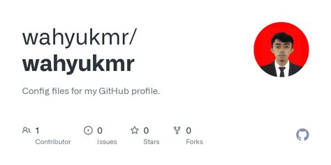 GitHub Wahyukmr Wahyukmr Config Files For My GitHub Profile