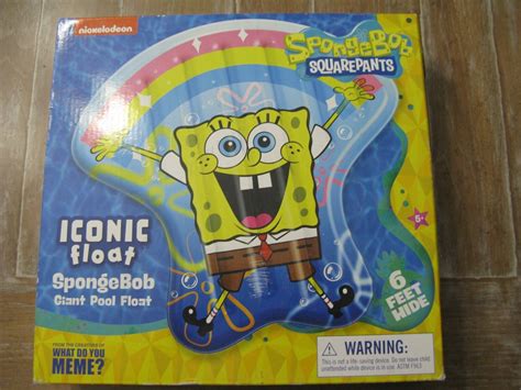 Giant Spongebob Pool Float By Iconic Float Spongebob Squarepants Nickelodeon 6ft 4611897905