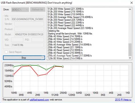 USB Flash Benchmark Download Softpedia