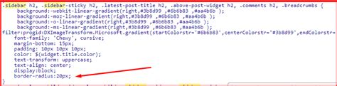 Cara Membuat Round Corner Sudut Melengkung CSS Di Blog