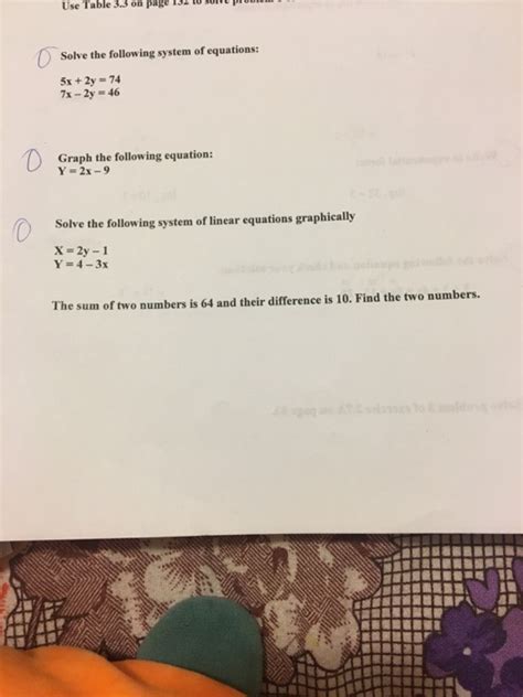 Solved Use Table 33 On Page 132 T0 Solve The Following