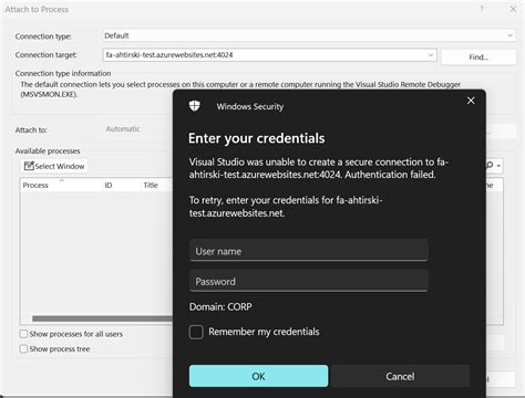 Unable To Debug Azure Function Remotely With Visual Studio 2022