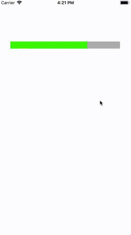Ios Reset Uiprogressview And Begin Animating Immediately With Swift 3 Stack Overflow