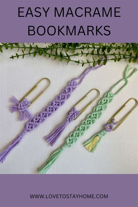 Easy Macrame Bookmarks Macrame Patterns Tutorials Crochet Bookmarks Crochet Bookmark Pattern