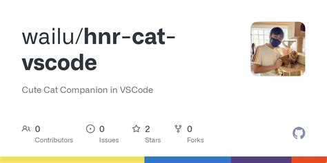 GitHub Wailu Hnr Cat Vscode Cute Cat Companion In VSCode
