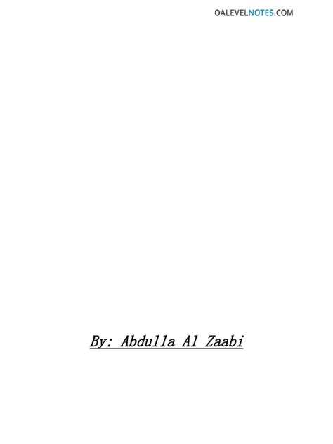 Igcse Notes By Abdulla Pdf
