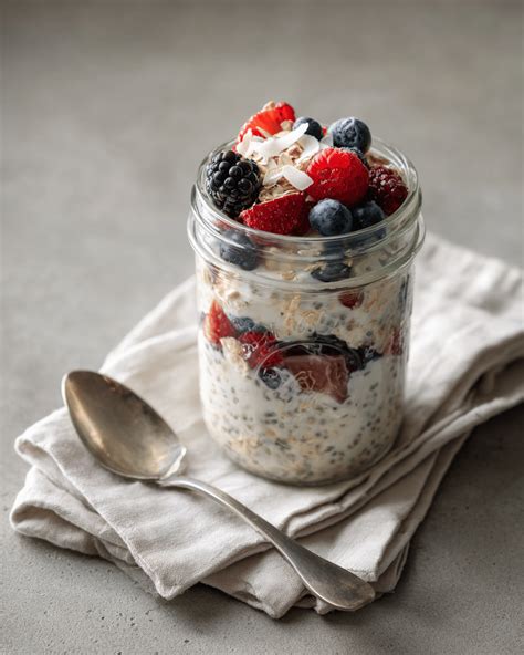 Mason Jar Overnight Oats Easy Portable And Customizable