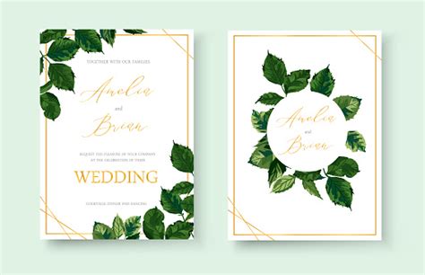 스톡 벡터 웨딩 초대 꽃 초대 감사 Rsvp 현대 카드 디자인 녹색 열대 야자수 잎 1005706003 0명에 대한 스톡 벡터