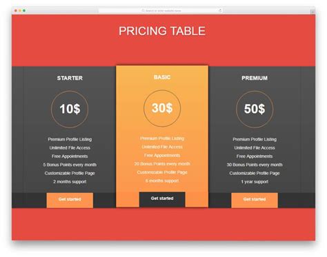 44 Best Css Table Templates For Creating Appealing Tables 2021