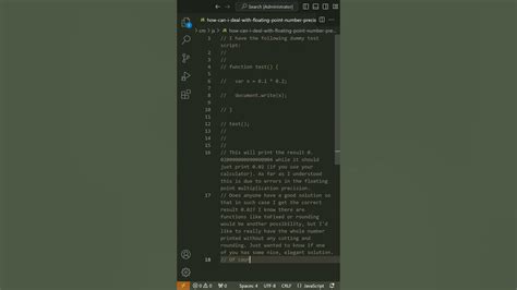 How Can I Deal With Floating Point Number Precision In Javascript