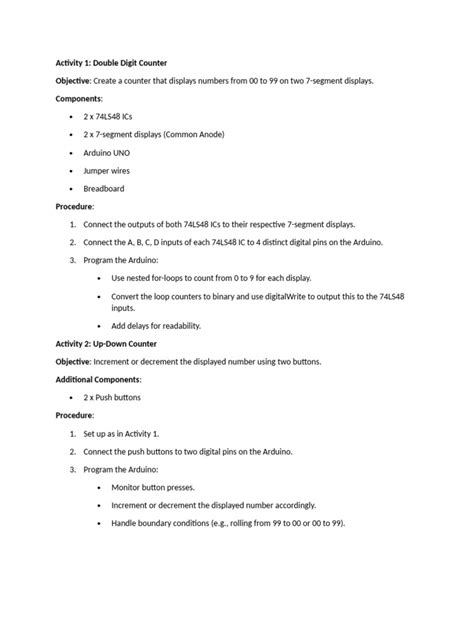 Practical Exam Pdf Arduino Computer Engineering