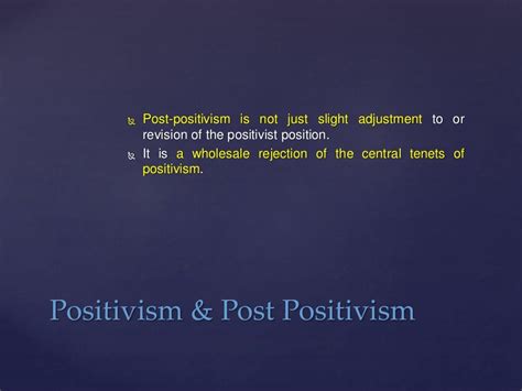 Positivism N Post Posit By Humayun