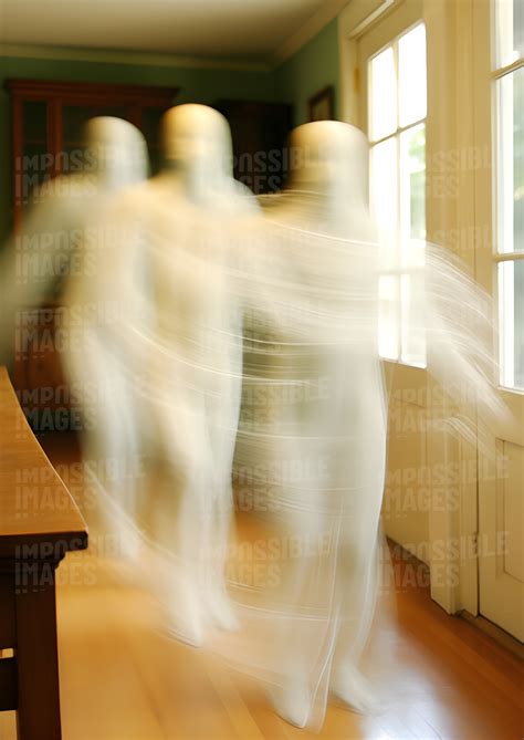 Spooky Halloween String Spirits Impossible Images Unique Stock