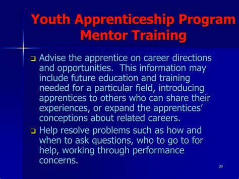 Ppt What Is The Youth Apprenticeship Program Powerpoint Presentation Id 613684