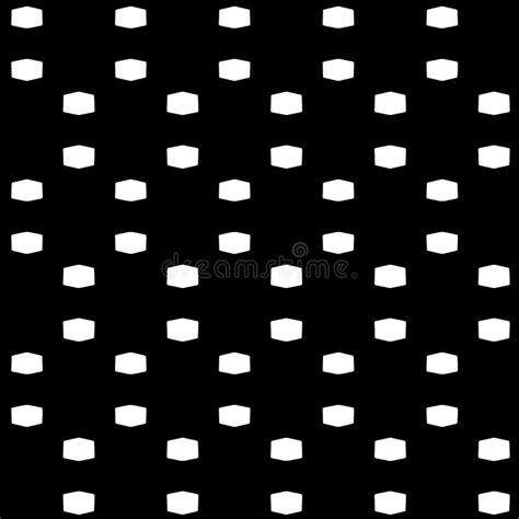 Abstract Black And White Vector Geometric Seamless Pattern Stock Vector Illustration Of