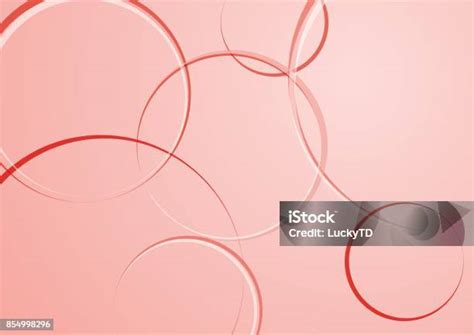 빨간색으로 추상적인 최소한의 기하학적 둥근 원 모양 디자인 배경 0명에 대한 스톡 벡터 아트 및 기타 이미지 0명 기업 재무와 산업 기하 도형 Istock