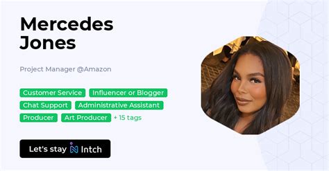 Mercedes Jones Project Manager Amazon Intch