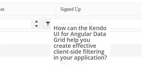How Can The Kendo Ui For Angular Data Grid Help You Create Effective