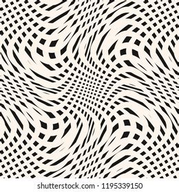 Curved Lines Seamless Pattern Vector Black Stock Vector Royalty Free Shutterstock