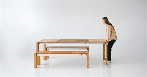 the world s first flexible extension table accordion table
