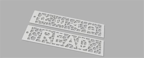 Voronoi Bookmarks By Joelle J Download Free Stl Model