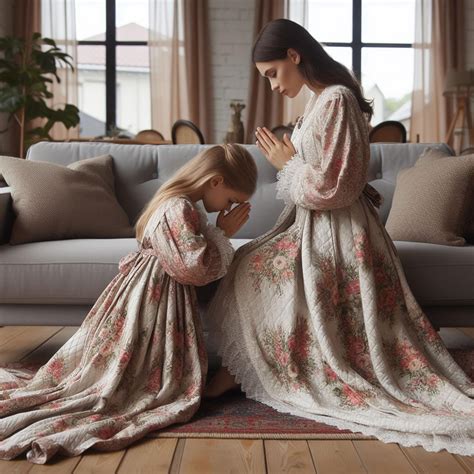 Mother And Daughter In Prayer 15 By Michelle Bound On Deviantart