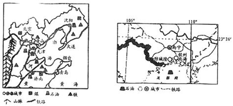 题目 环渤海地区位于我国季风区属资源型经济区域自然资源丰富且分布相对集中同时是我国重要的农业和畜枚业基地读我国环渤海地区示意图和