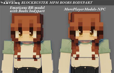 Minecraft Blockbuster MPM Boobs Bodypart