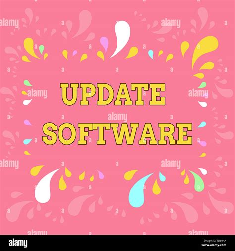 word writing text update software business photo showcasing replacing
