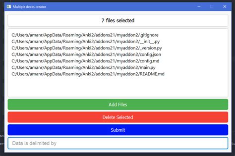 How To Add A Widget Window For User Intraction With Addon Add Ons Anki Forums