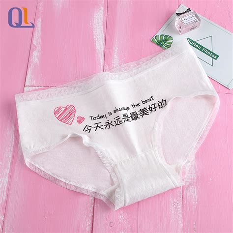 Cute Pattern Cotton Underwear Women Sexy Skin Friendly Antibacterial Panties Sexy Underwear