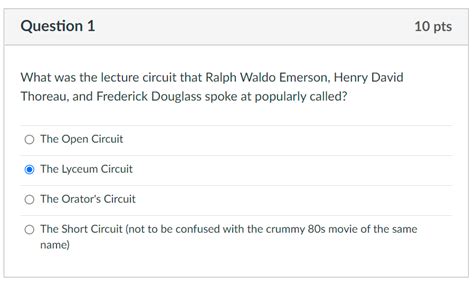 What Was The Lecture Circuit That Ralph Waldo Chegg Com