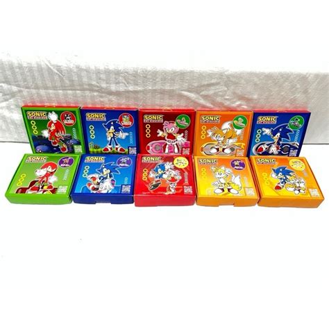 Mcdo Happy Meal Sonic The Hedgehog Complete Set Shopee Philippines