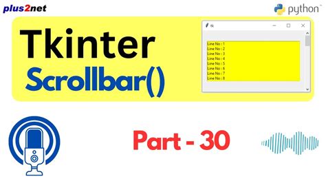 Python Tkinter Scrollbars In Pythongui Applications Mastering Tkinter Scrollbar Widget Youtube