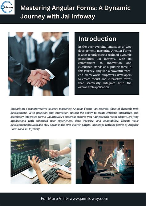 Mastering Angular Forms A Dynamic Journey With Jai Infoway By