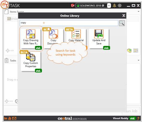 Copy Drawing With New Reference Central Innovation Mfg Knowledge Base