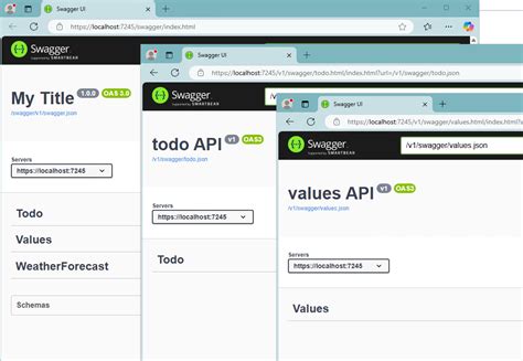 Multiple Swagger Docs In An Aspnet Core Web Api Project With Different