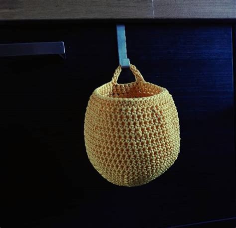 Návod Na Háčkovaný Košík K Zavěšení