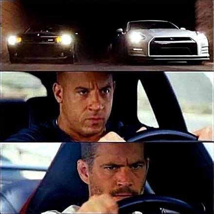 Paul Walker And Vin Diesel Fast And Furious