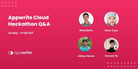 Appwrite On Twitter 💻🚀 One Week Into The Hackathon Hows The Hacking Progress Were Hosting