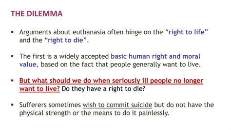 Euthanasia Types Arguments For And Against Pdf