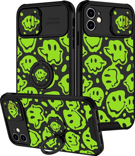 Amazon Com Goocrux In For IPhone Case Smiley Face Cute Women Girls Phone Cover Distorted