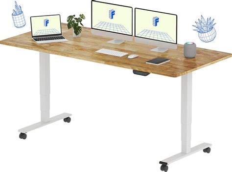 Flexispot E6 Max Solid Wood 71x30 Inch Dual Motor 3 Stage
