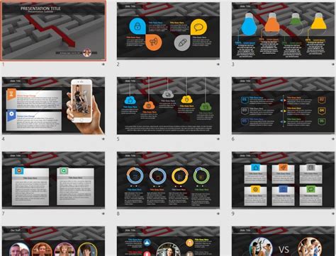 Getting Through Maze Powerpoint Free Powerpoint Templates By Sagefox