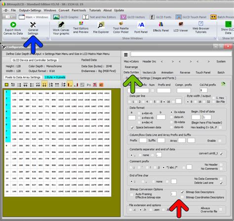Convert A Bitmap To Glcd Bitmap2lcd Software Tool Blog About Glcd
