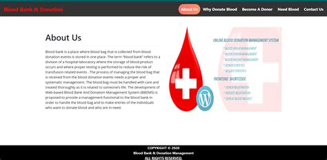 Blood Bank And Donation Management System Readme Md At Master