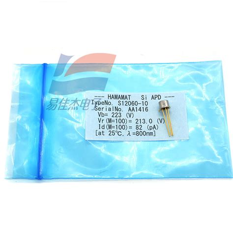 S12060 10 Highly Sensitive Si Photodiode In Metal Package For Near Infrared Sensing